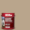 BEHR 1 gal. #710D-4 Harvest Brown Satin Interior/Exterior Masonry ...