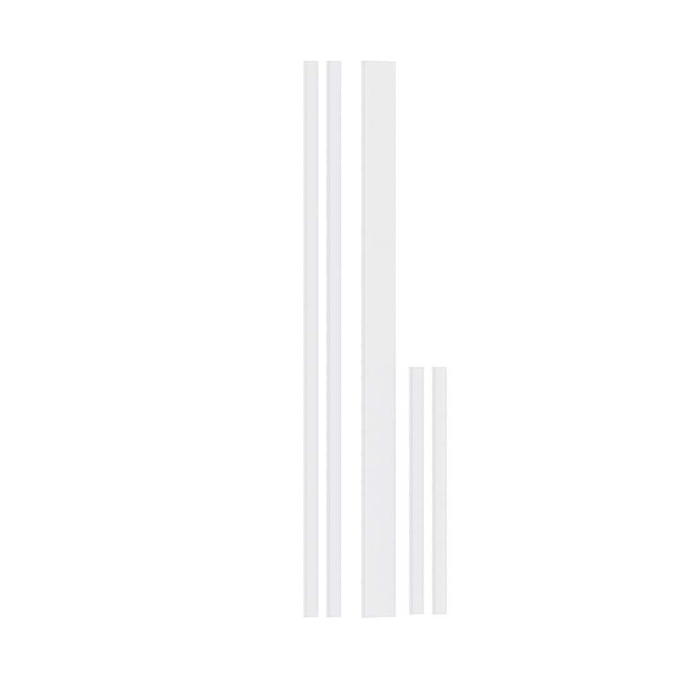 ARK DESIGN 36 in. x 80 in. White Primed MDF Pocket Door Frame Jambs PKD ...