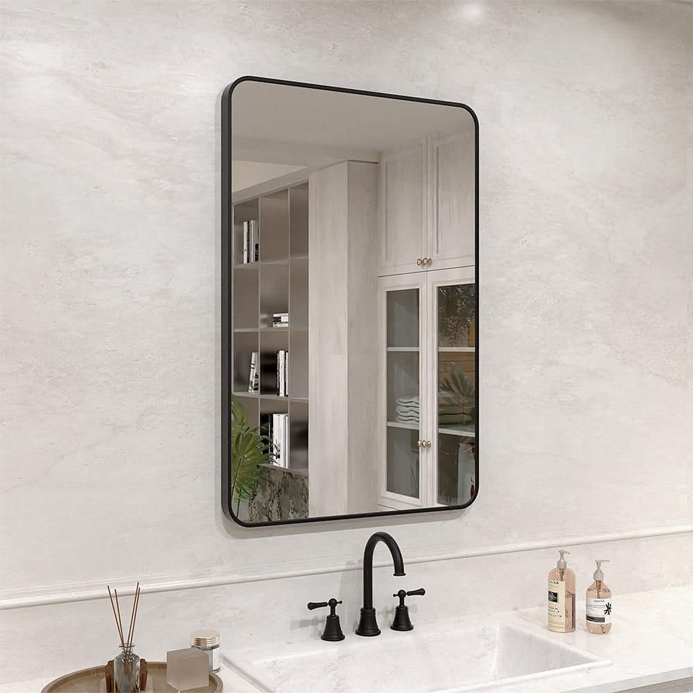 Sylanor Vista 24 in. W x 36 in. H Rectangular Framed Wall Bathroom ...