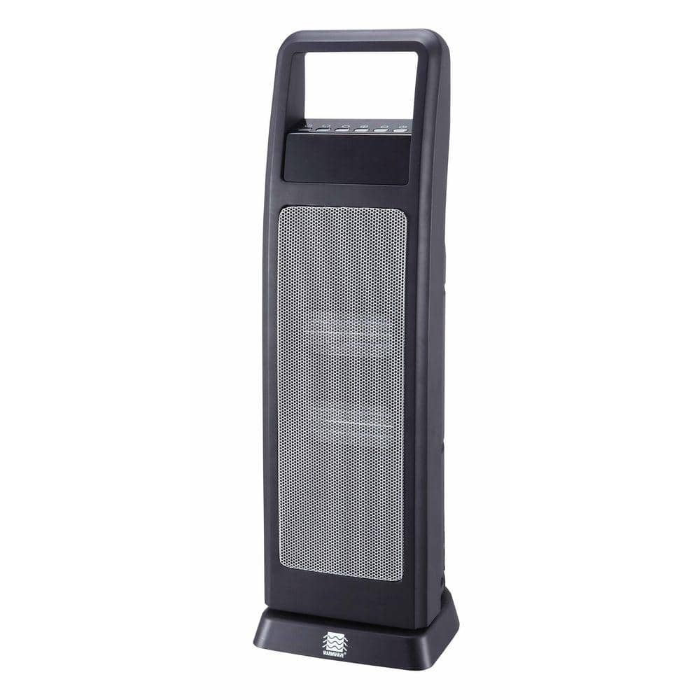 Warmwave 24 in. 1500-Watt Electric Portable Ceramic Tower Heater with ...