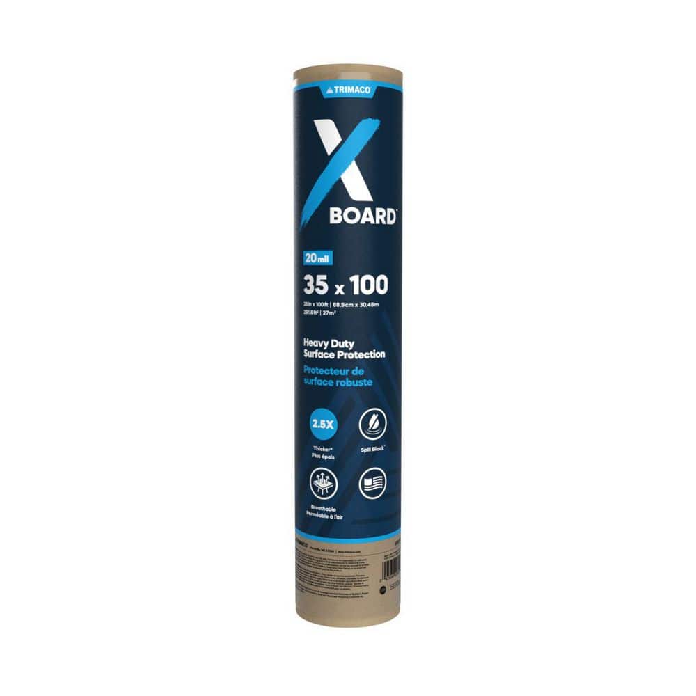 TRIMACO 35 in. x 100 ft. X-Board Surface Protector 12374/6HD - The Home ...