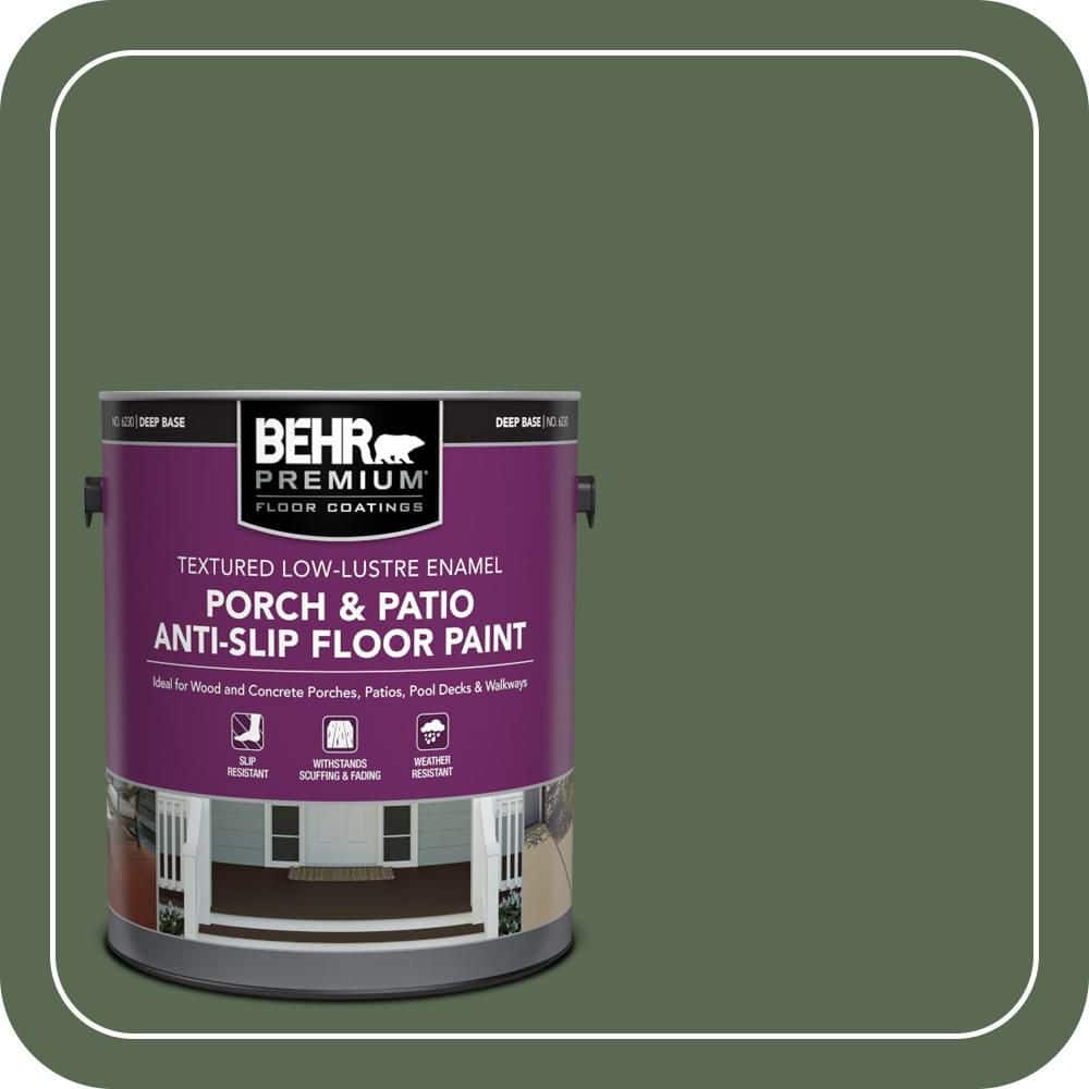 BEHR PREMIUM 1 gal. #S390-7 Trailing Vine Textured Low-Lustre Enamel ...