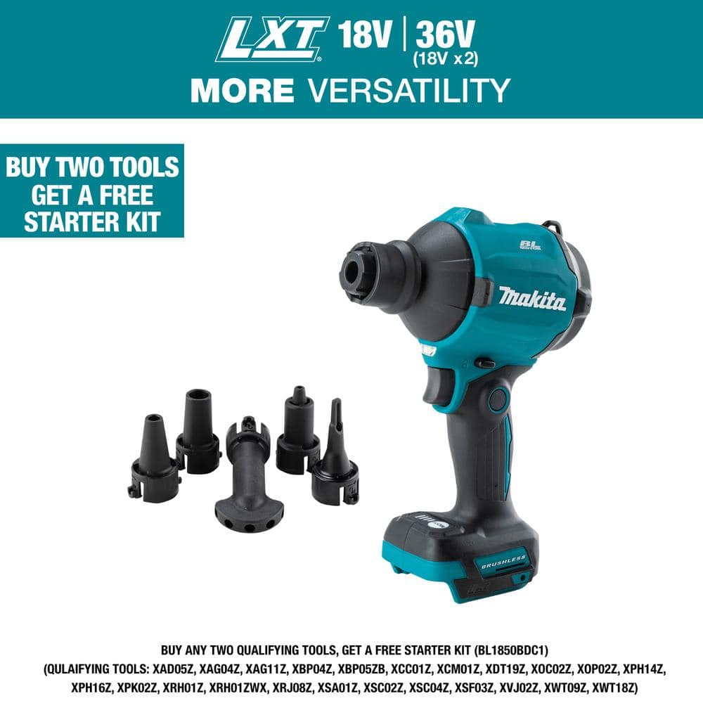 Makita 18V LXT Brushless Cordless High Speed Blower/Inflator (Tool Only ...