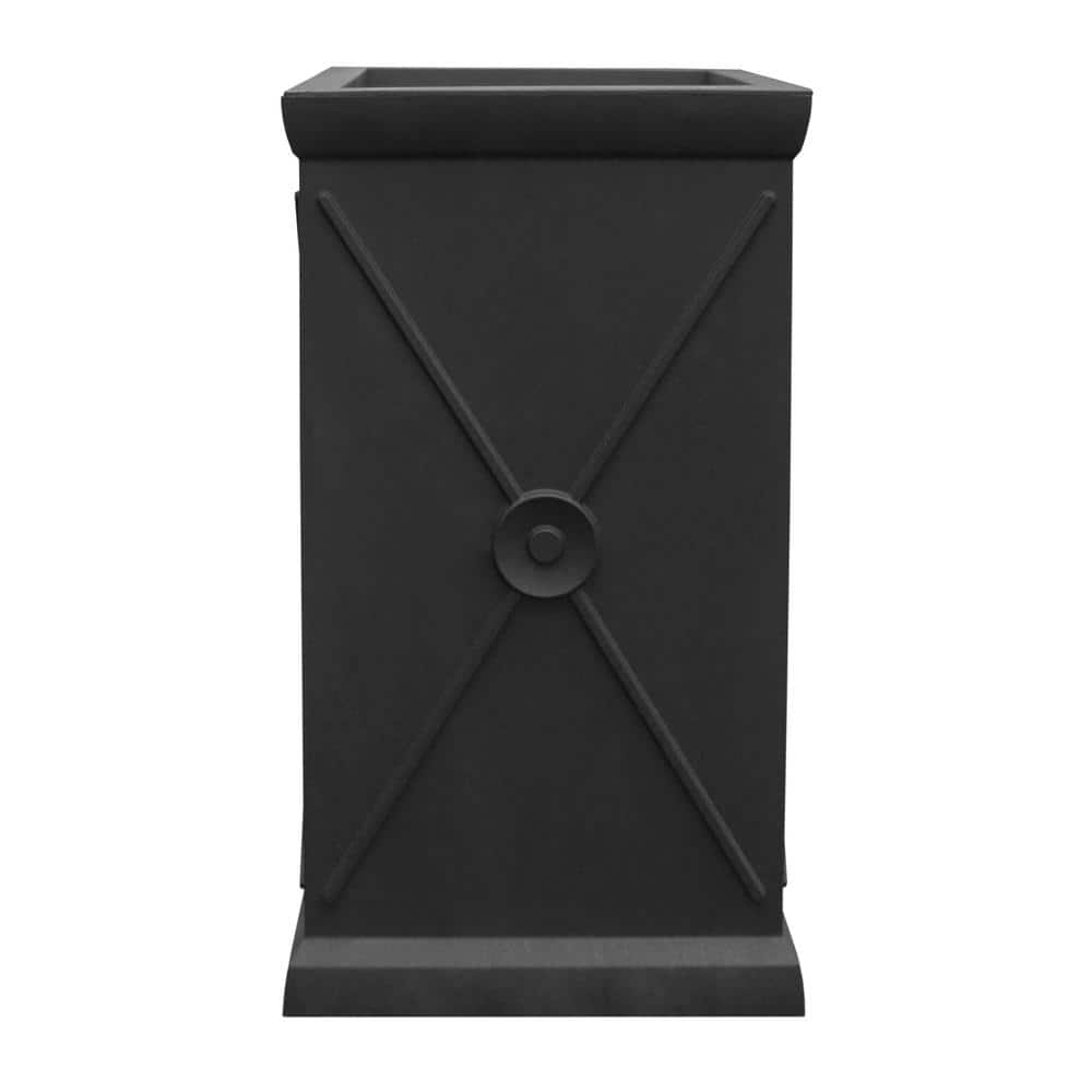 Vigoro 16 in. Slate Monarch Planter MT5100835 - The Home Depot