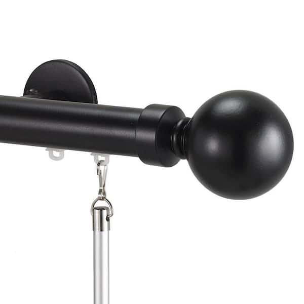 Art Decor Nexgen Pro 96 in. Non-Adjustable Traverse Window Curtain Rod ...