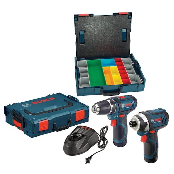 Bosch 12 Volt Lithium-Ion Cordless Combo Kit with Impact Driver and ...