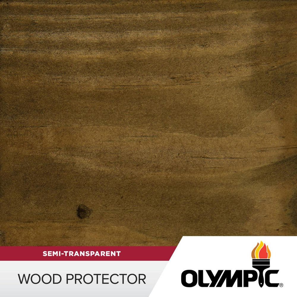 Olympic Wood Protector 1 gal. ST-2001 Black Oak Exterior Semi ...