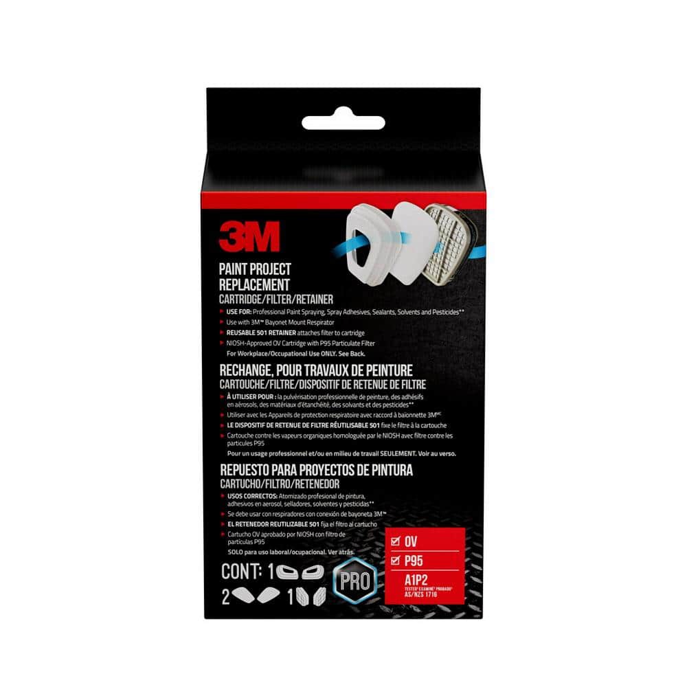 Reviews for 3M Paint Project Replacement Cartridge Filter and Retainer ...
