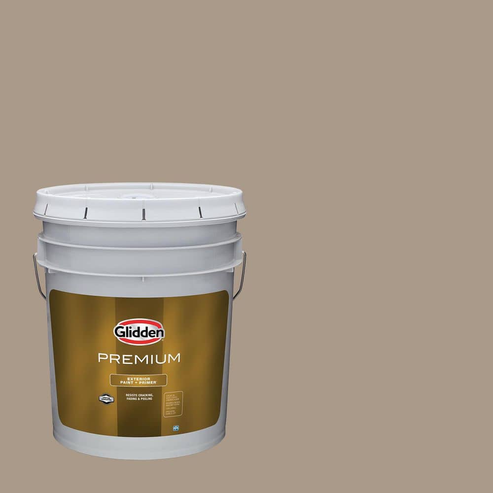 Glidden Premium 5gal. PPG1021-4 Diversion Satin Exterior Latex Paint ...