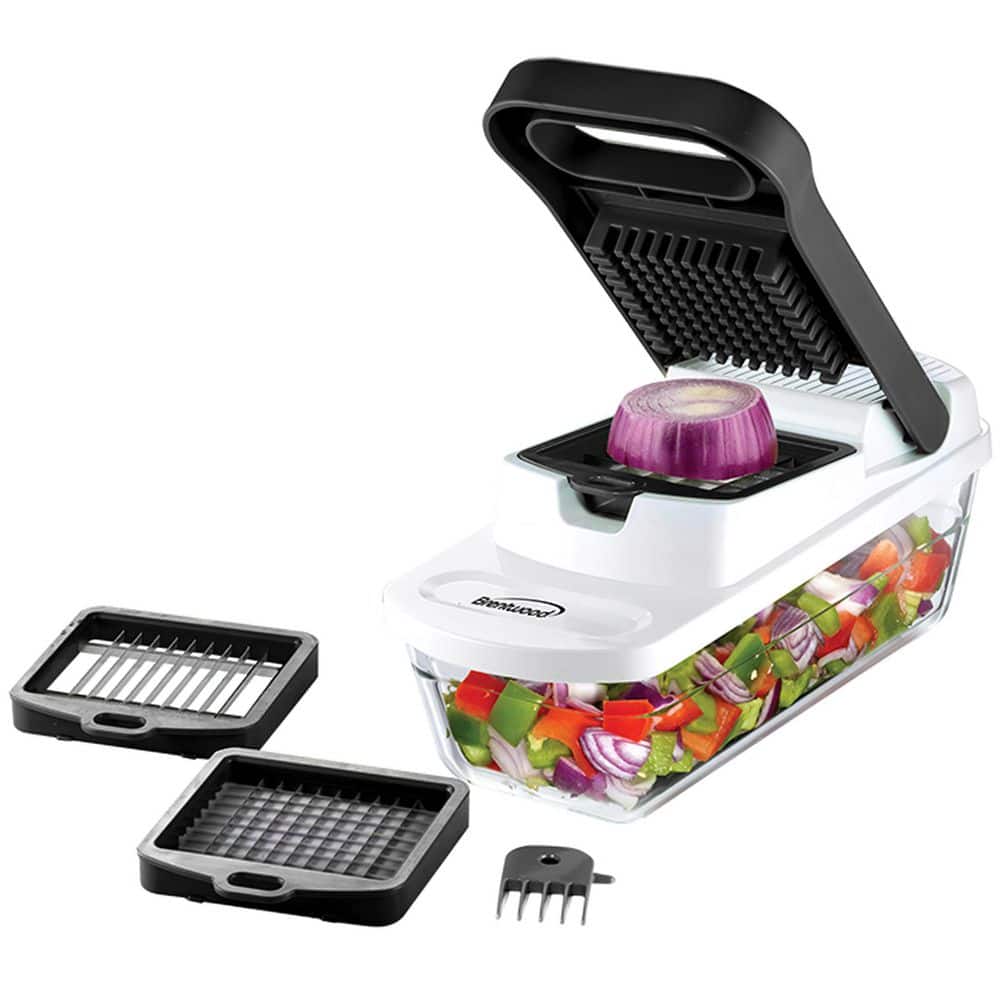 Brentwood Pro Food Chopper and Vegetable Dicer with 6.3 Cup Storage ...