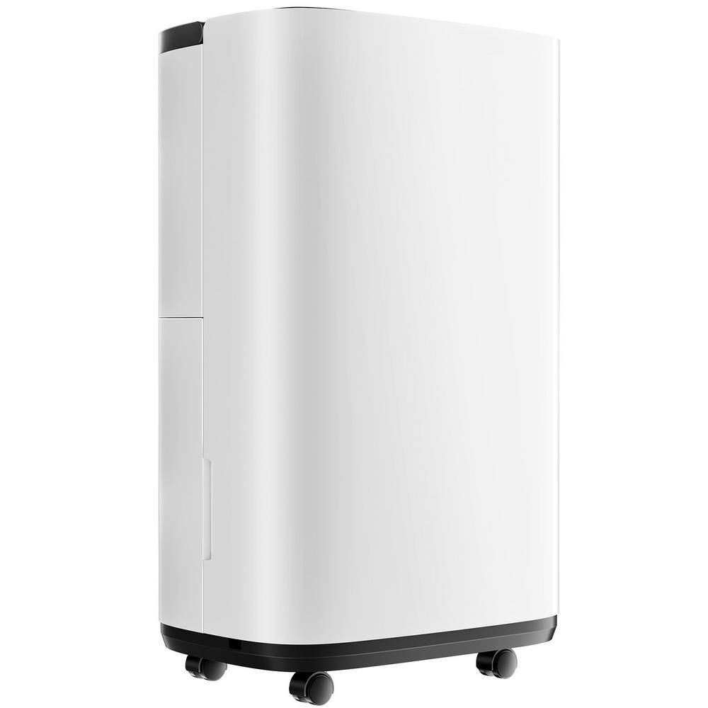 Flynama 50 pt. 2000 sq. ft. Dehumidifier in. White Powerful Moisture ...