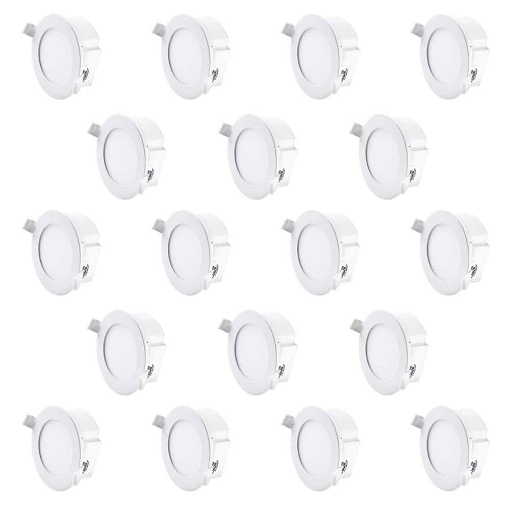 Hyperikon J-Box Downlight 4 in. 9-Watt 4000K Ne-Watt Construction or ...