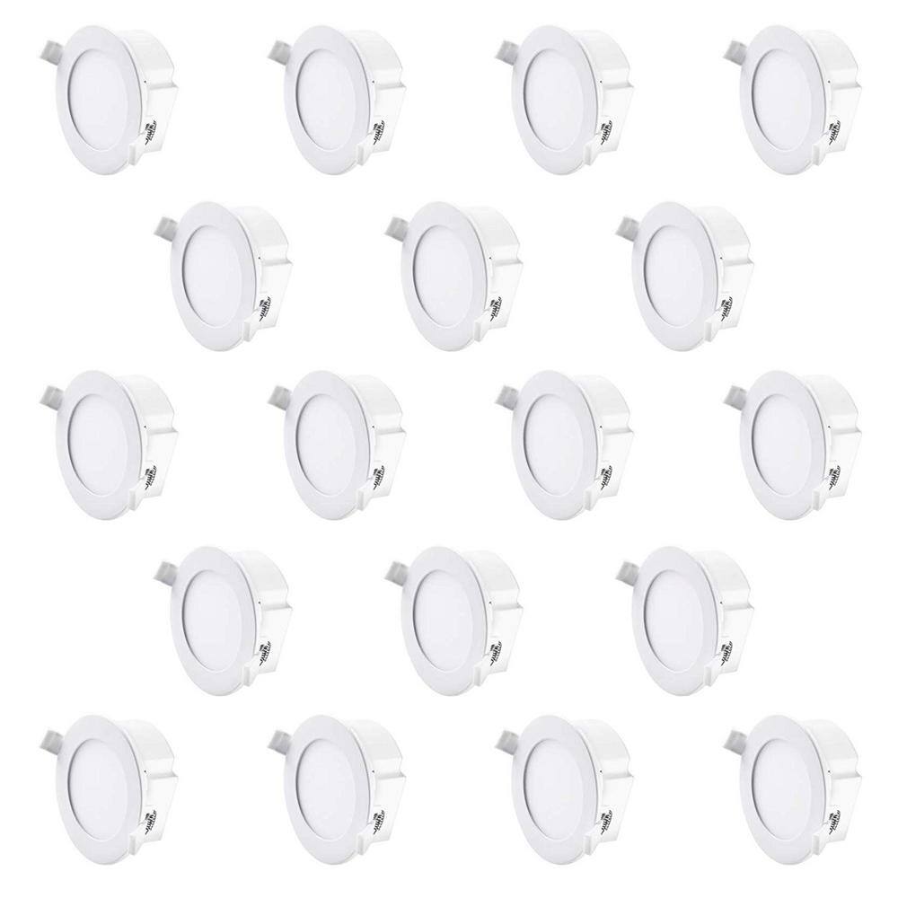 Hyperikon J-Box Downlight 4 in. 9-Watt 4000K Ne-Watt Construction or ...