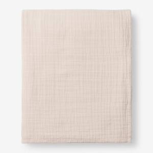 The Company Store Gossamer Gray Solid Cotton King Woven Blanket-KN83-K ...