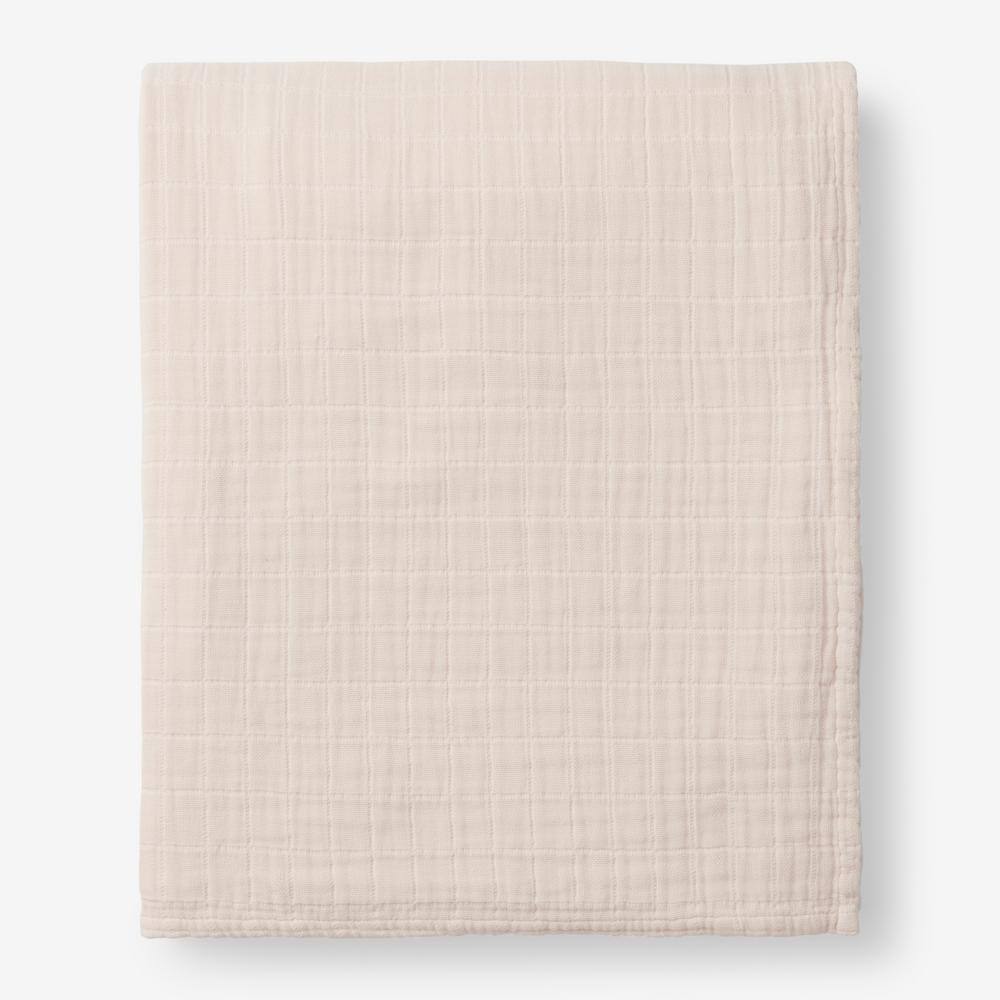The Company Store Gossamer Parchment Solid Cotton Twin Woven Blanket ...