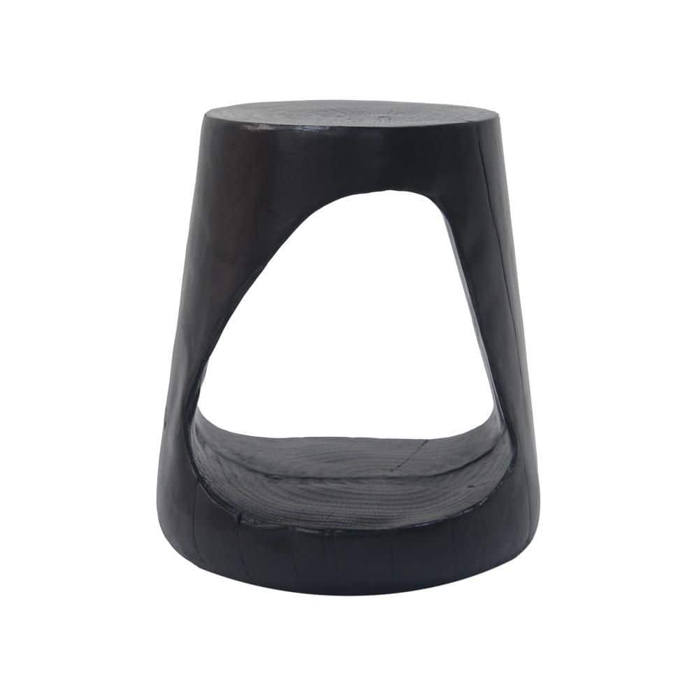MgO Black Color Wood-like Texture Hollow Side Table CXtableset-8 - The ...