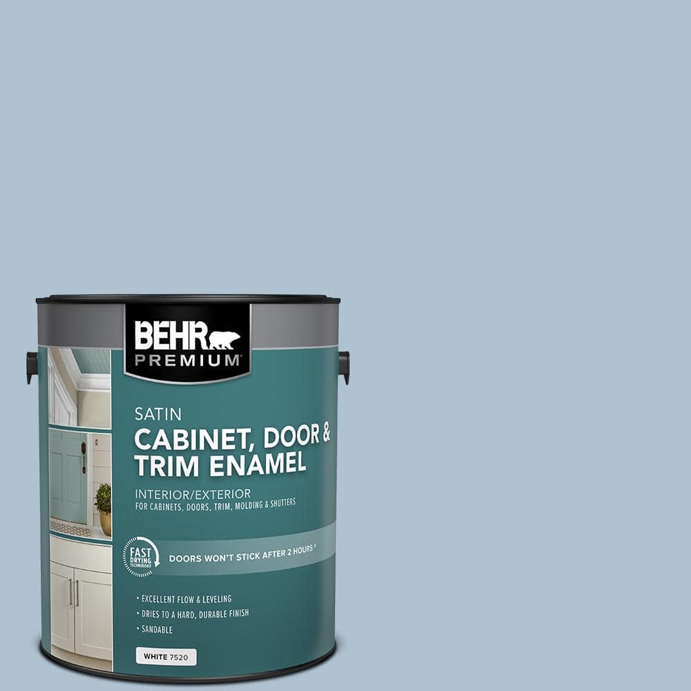 BEHR PREMIUM 1 gal. #S510-2 Boot Cut Satin Enamel Interior/Exterior ...