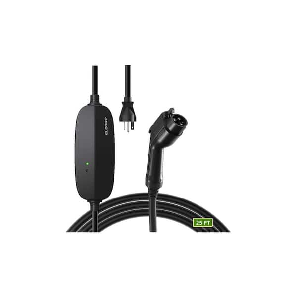 ELEGRP Level 1/2 EV Charger 16 Amp, Portable Electric Vehicle Charger ...