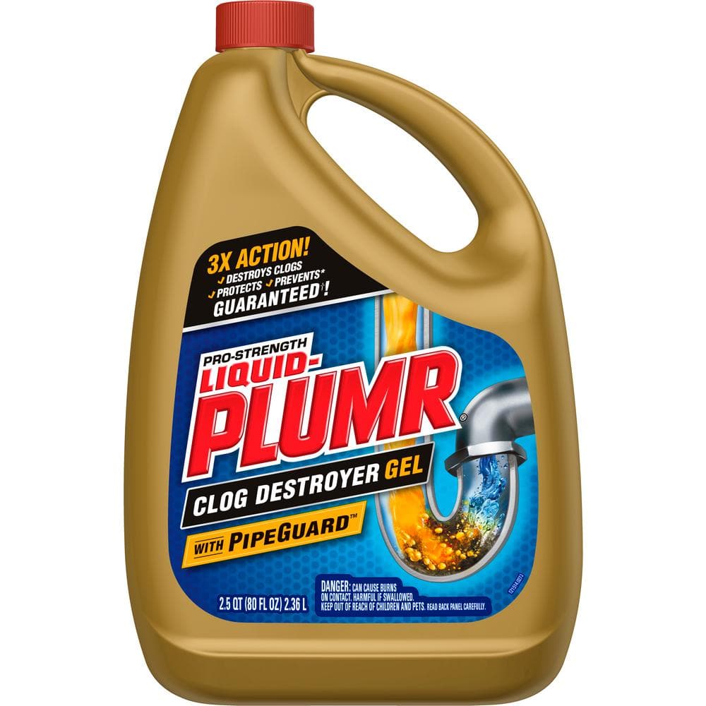 Liquid-Plumr 80 oz. Professional Strength Full Clog Destroyer and Drain ...