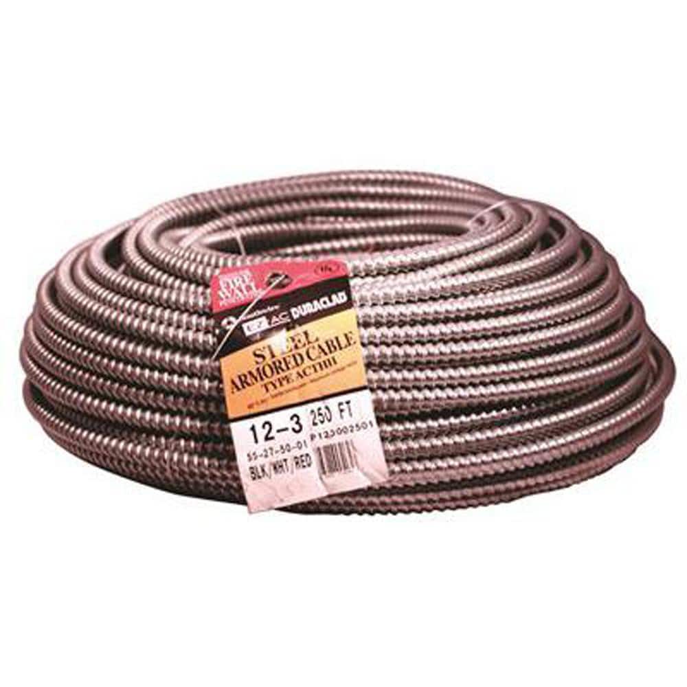 Southwire 250 ft. 12/3,600-Volt Duraclad Type BX/AC SA Light-Weight ...