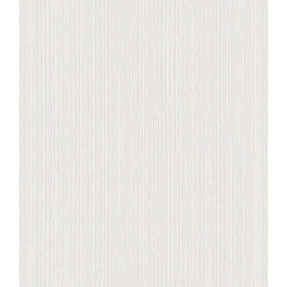 CASA MIA Textile Effect Vertical Light Grey Paper Non-Pasted Strippable ...