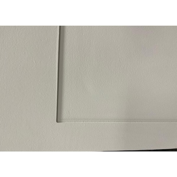 1/4 in. x 48 in. x 32 in. Shaker Style Primed MDF Wainscot Paneling ...