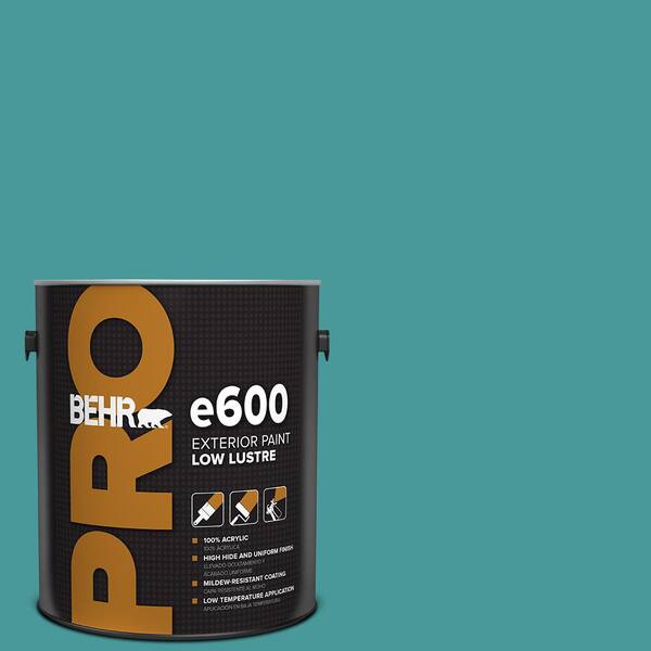 BEHR PRO 1 gal. #510D-6 Aquatic Green Low Luster Exterior Paint PR62301 ...