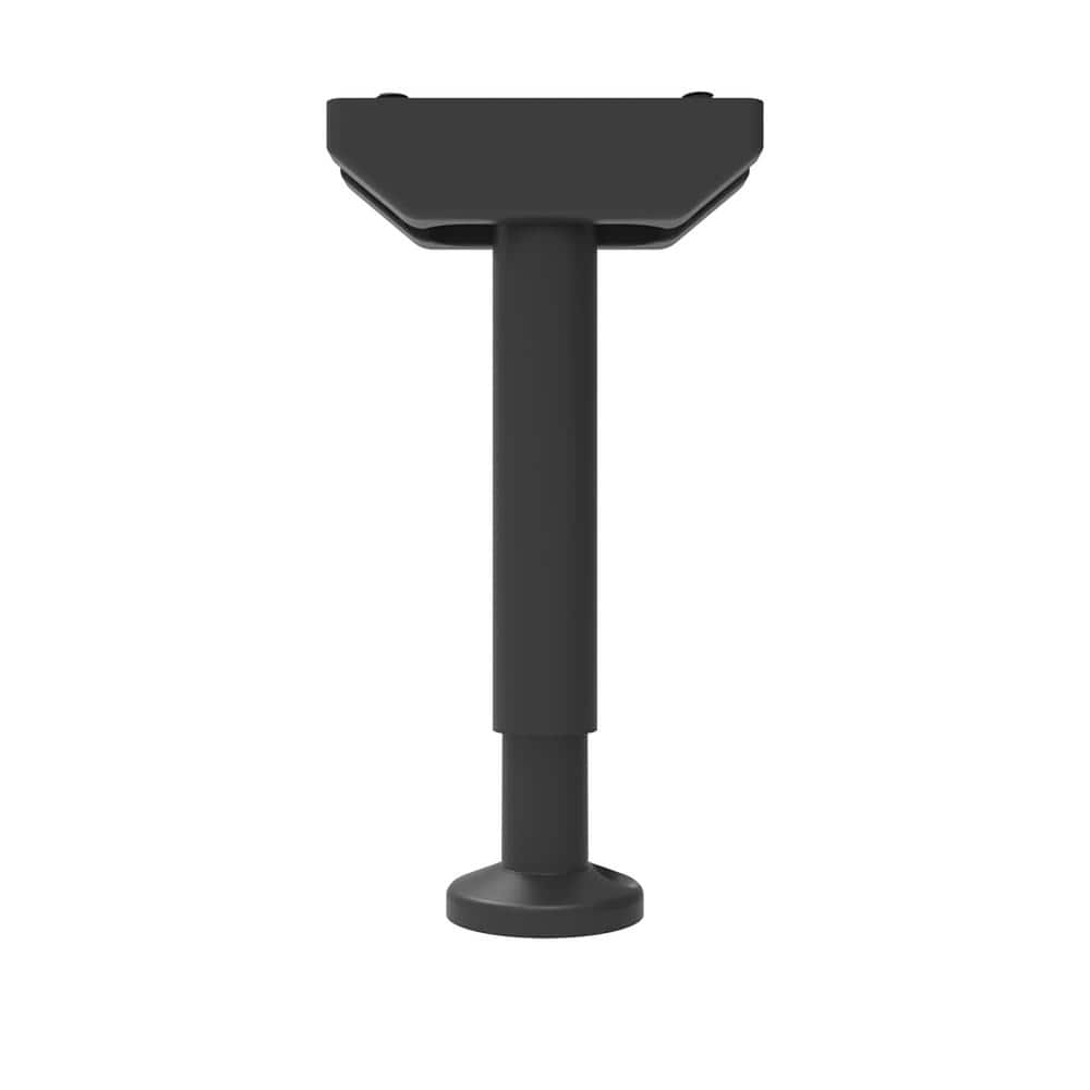 FORTRESS Al13 Home Rail 3 in. W x 5 in. H Pure View Black Sand ...