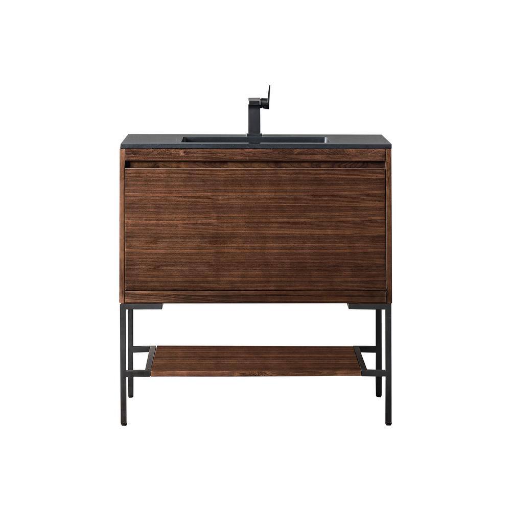 James Martin Vanities Mantova 35.4 in. W x 18 in. D x 36 in. H Single ...