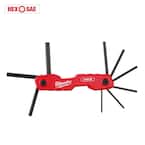 Klein Tools Pro Folding Hex Key Set, 11-Key, SAE Sizes 70550 - The Home ...