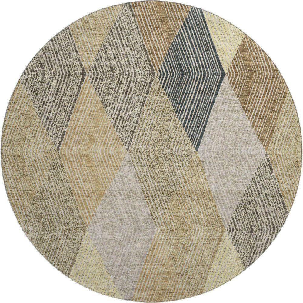 Addison Rugs Mayfield Premium Machine Washable Abstract AMF962 Mocha 8 ...