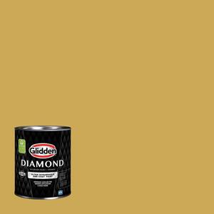 Glidden Essentials 1 gal. PPG1107-6 Glorious Gold Satin Exterior Paint ...