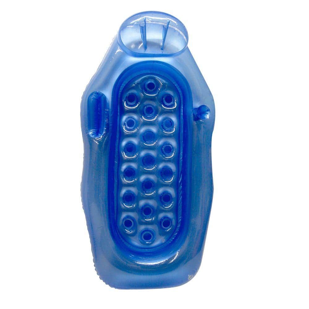 Poolmaster Blue Riviera Wet/Dry Sun Swimming Pool Float Lounge 03701 ...