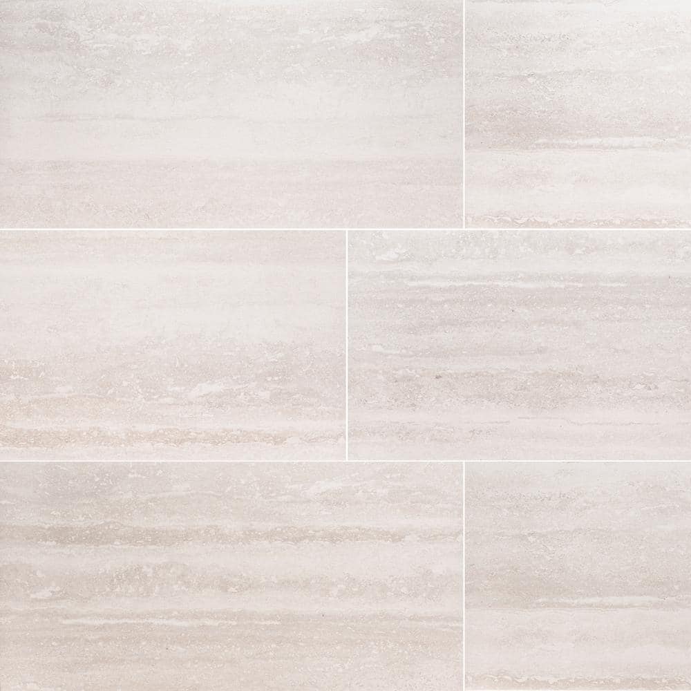 MSI Sanford Ivory 16 in. W x 32 in. L Matte Porcelain Floor and Wall ...
