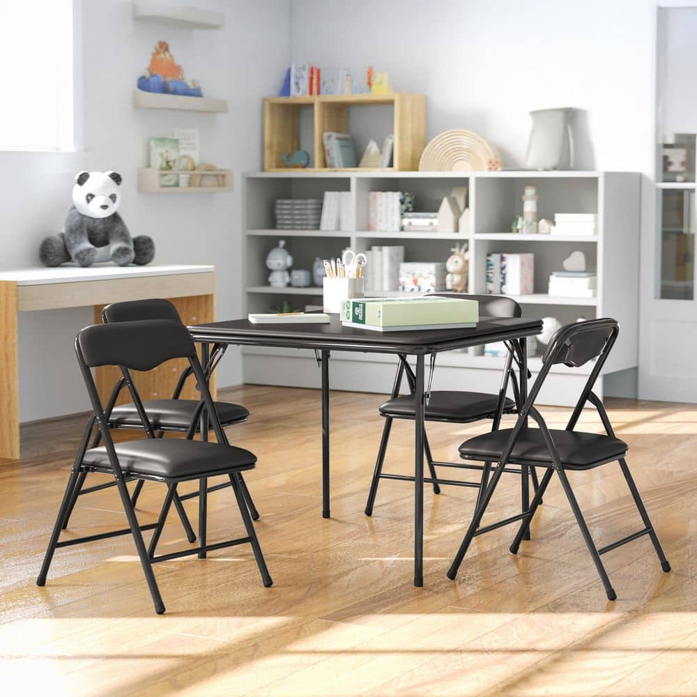 Carnegy Avenue Black Kid's Table CGA-JB-441315-BL-HD - The Home Depot