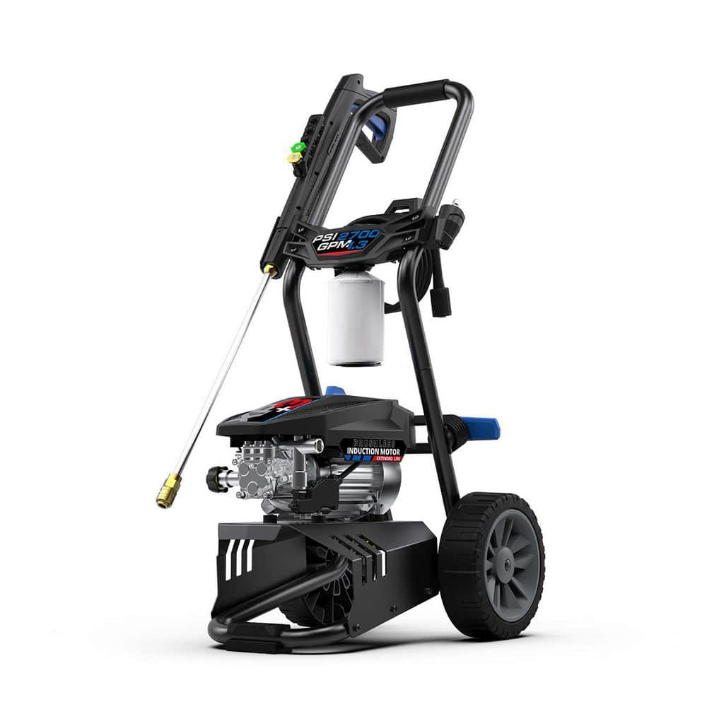 AR Blue Clean 2700 PSI 1.3 GPM Cold Water Electric Pressure Washer with ...