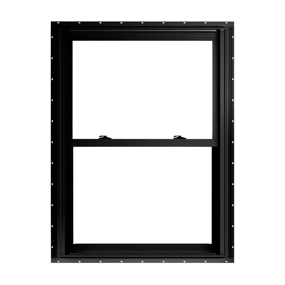 American Craftsman 35.75 in. x 48 in. 70 Series Black Low-E Argon Glass ...