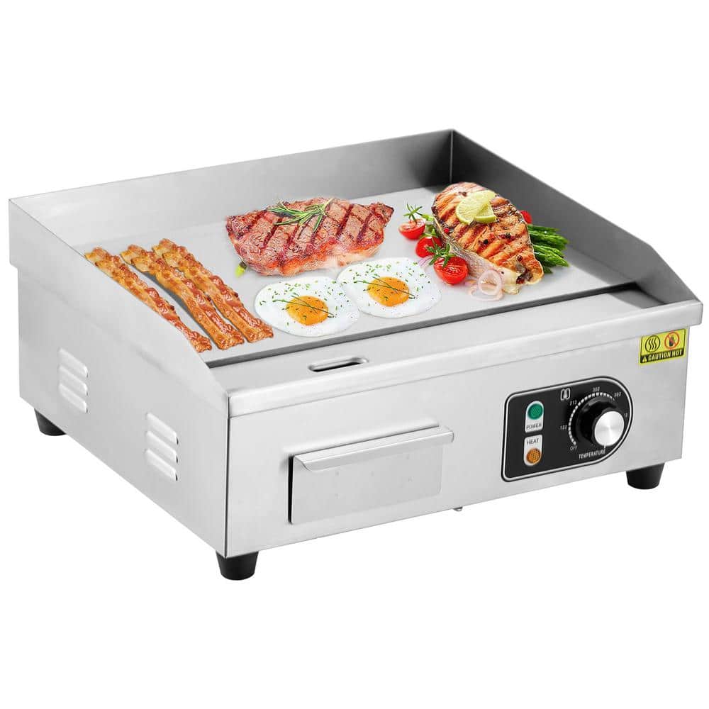 Garvee 209 sq in. Stainless Steel Electric Griddle with Non-Stick ...
