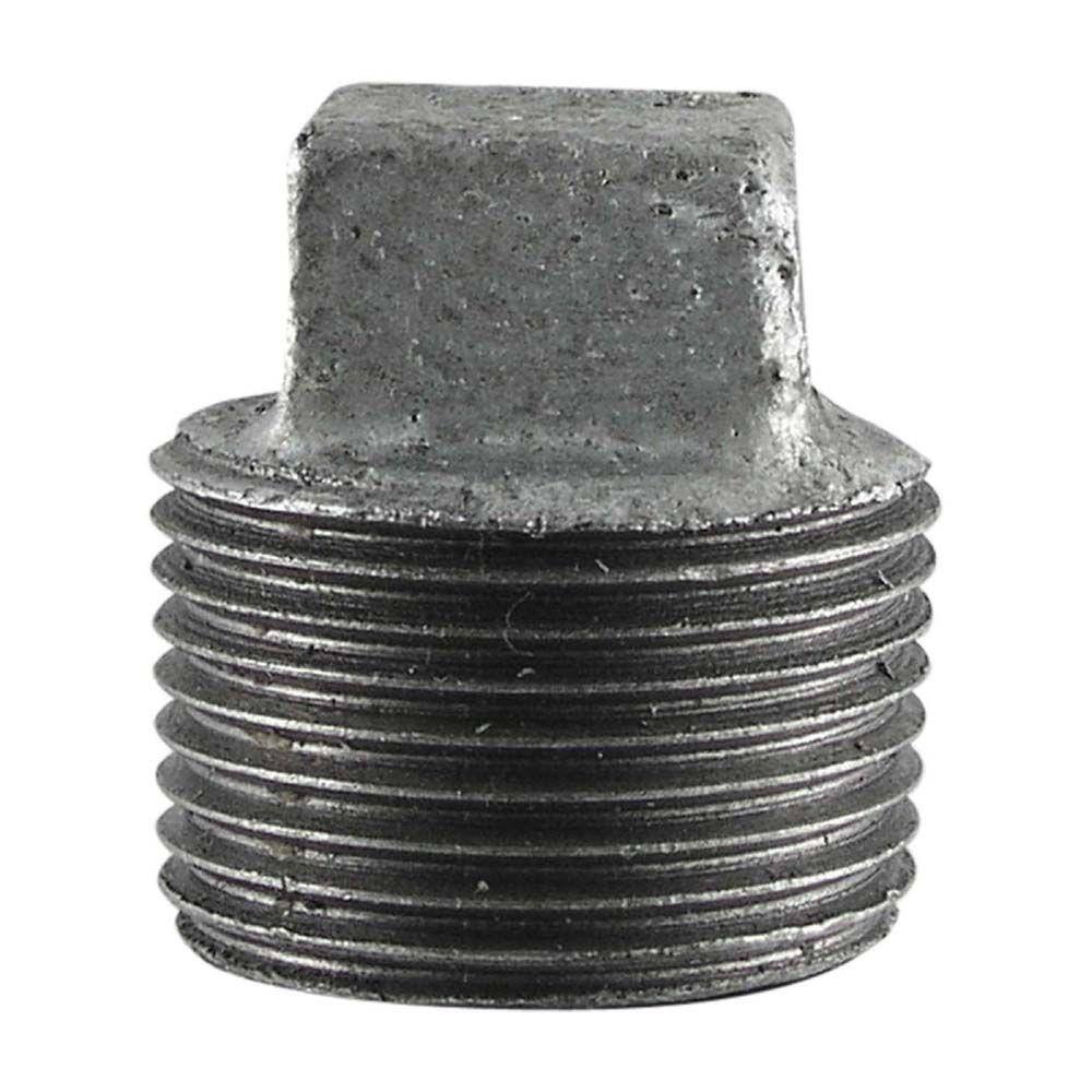 STZ 1-1/2 in. Galvanized Iron Plug 311 P-112 - The Home Depot