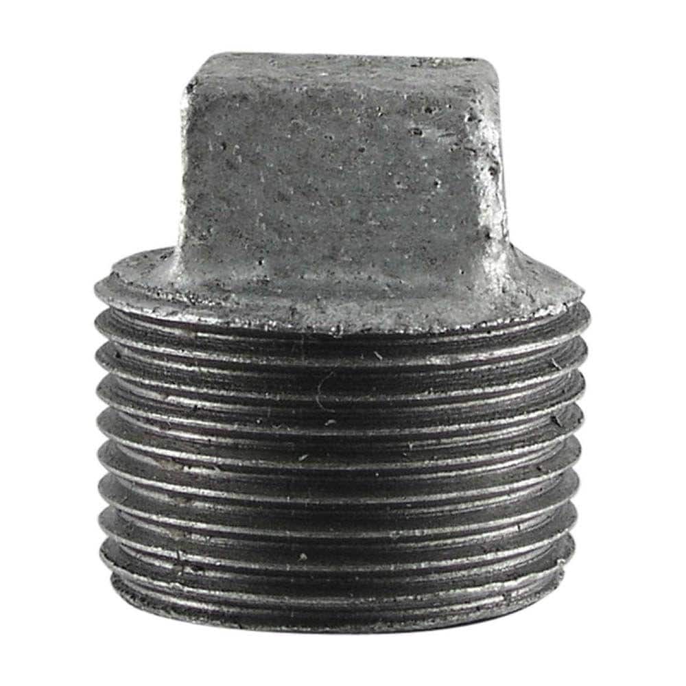 STZ 1-1/4 in. Galvanized Iron Plug 311 P-114 - The Home Depot