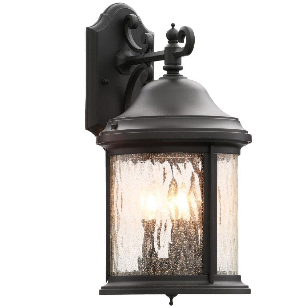 Progress Lighting Ashmore Collection 3-Light Textured Black Water ...