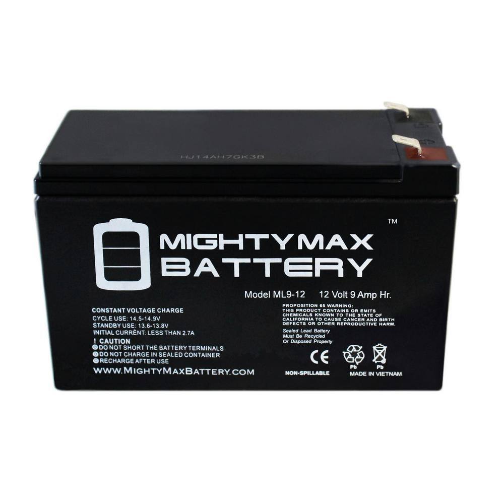 12-Volt 9 Ah Sealed Lead Acid (SLA) Rechargeable Battery Best Deals and ...
