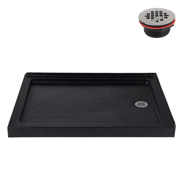 Streamline NTM-686-48GR-CR 48 in. x 36 in. Corner Acrylic Shower Pan ...