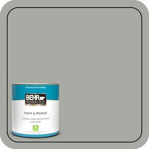 BEHR PREMIUM PLUS 1 qt. #PPU25-15 Flipper Flat Low Odor Interior Paint ...