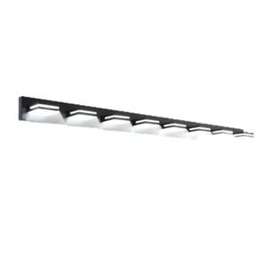 Sunpez 63 in. W Modern 8 Lights LED Vanity Light Black Wall Sconce ...