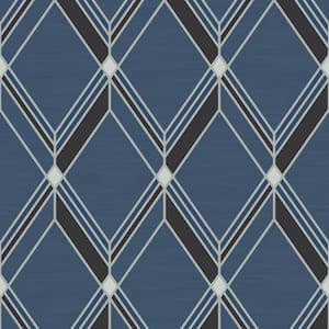 Seabrook Designs Mysterious Brooklyn Diamond Paper Unpasted Nonwoven ...