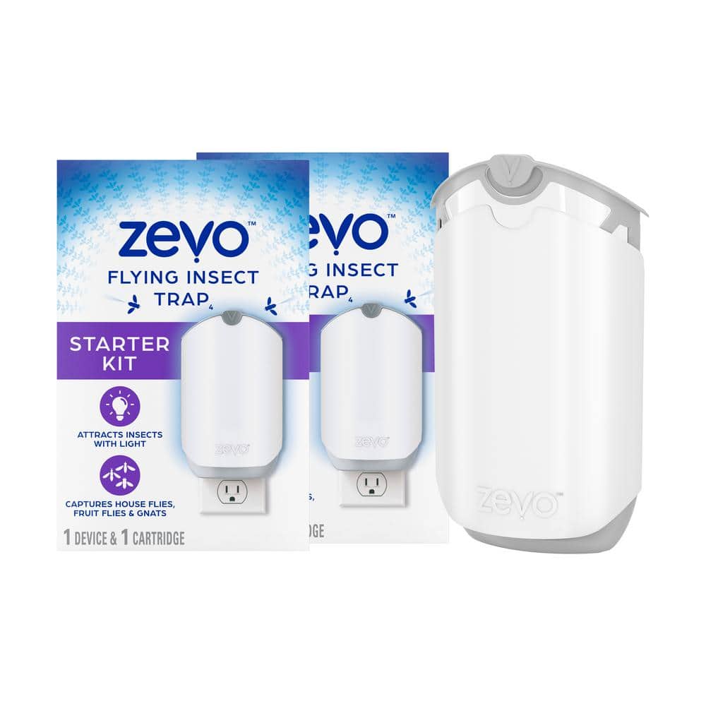 ZEVO Indoor Flying Insect Trap for Fruit Flies, Gnats and House Flies 1 ...