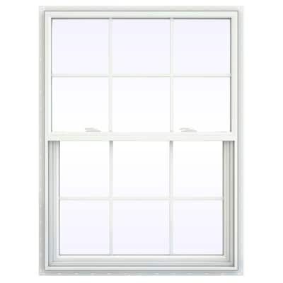 JELD-WEN 36 in. x 42 in. V-4500 Series White Single-Hung Vinyl Window ...