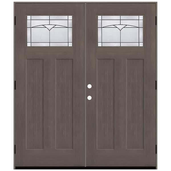 Steves & Sons Regency 72 in. x 80 in. 1/4 TopL Horizon Glass LHOS ...