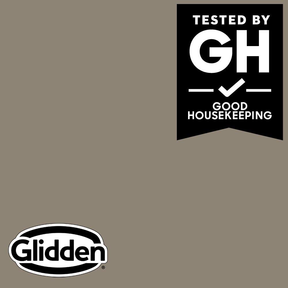 Glidden Premium 5 gal. PPG1000-5 Bear Cub Flat Interior Latex Paint ...